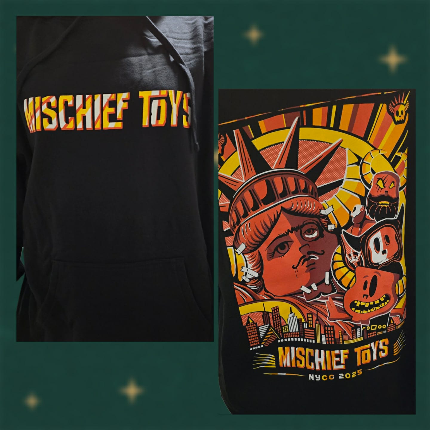 Hoodie Red Statue of Mischief – Mischief Toys